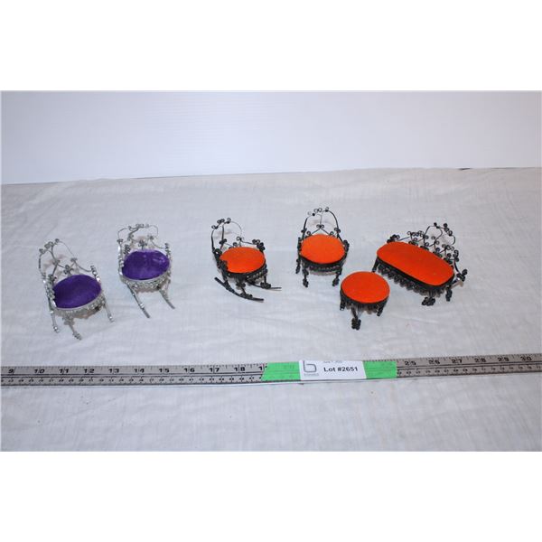 Miniature Furniture Set Bodnarus Auctioneering