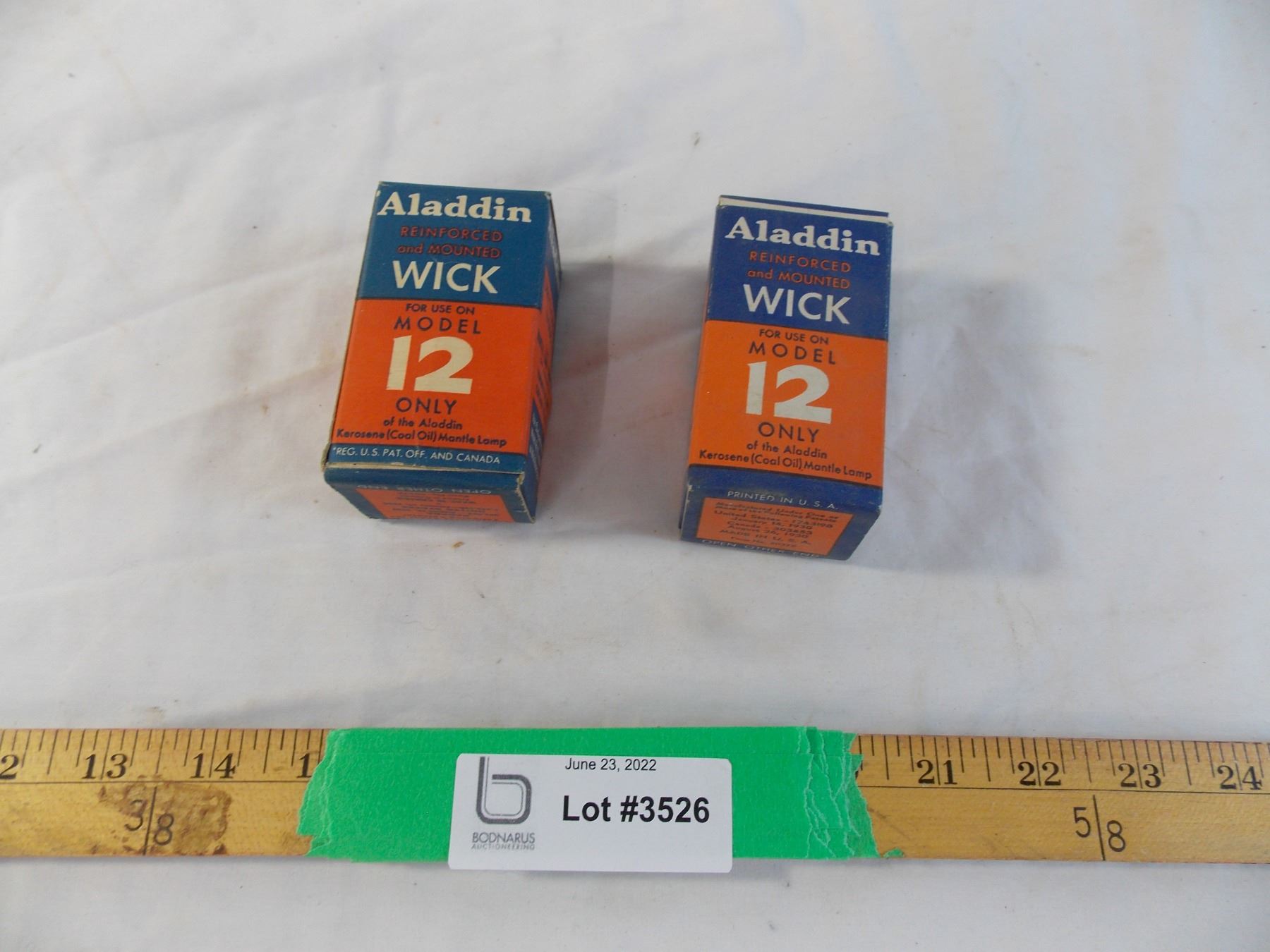 (2) Aladdin wick for mantle lamps