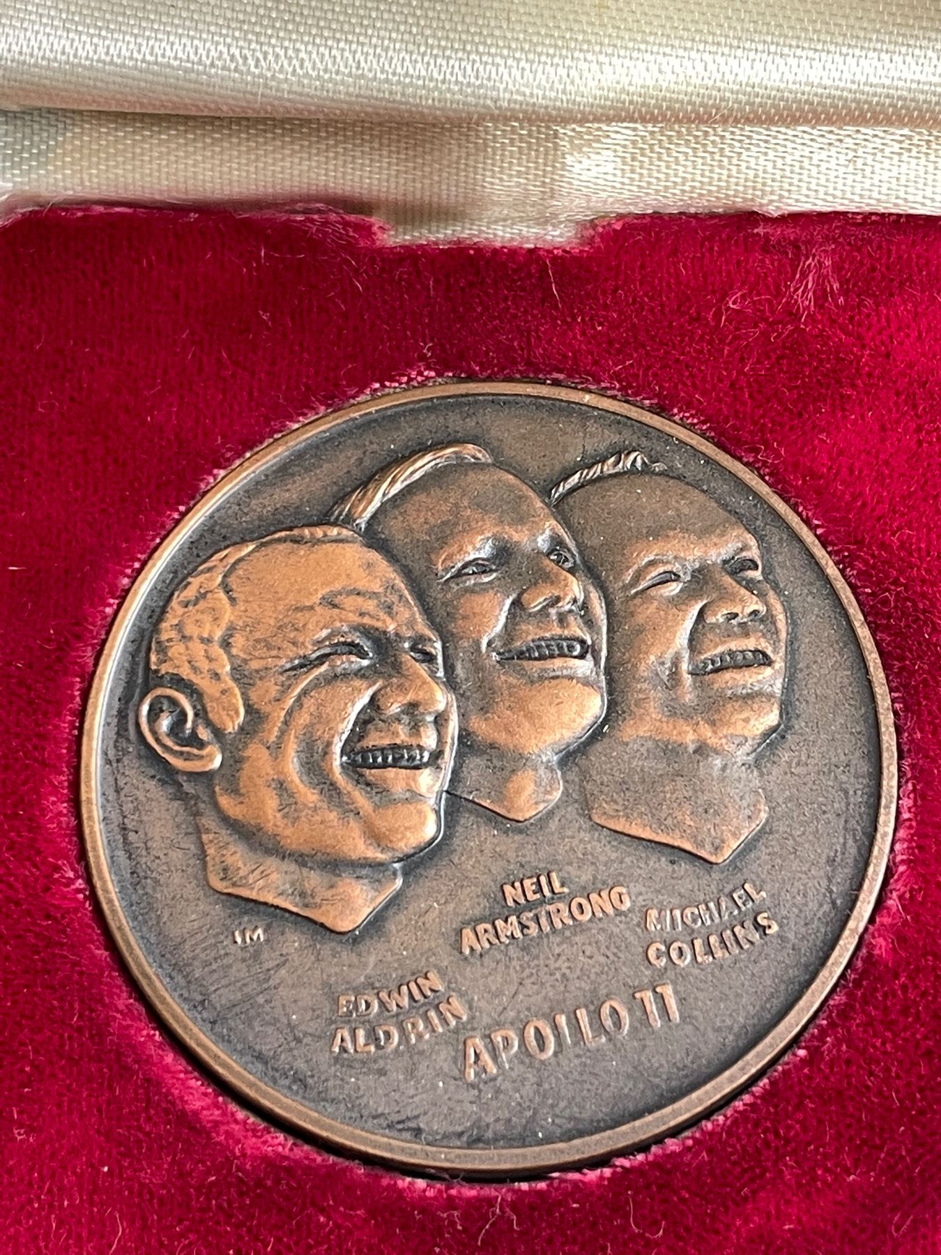 1969 wellings mint apollo 11 medal