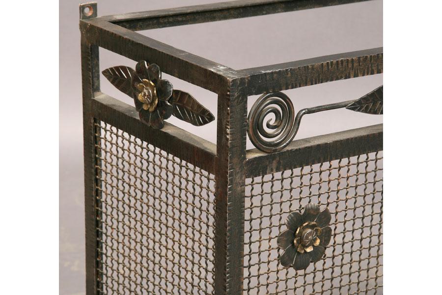 PR FRENCH ANTIQUE ART DECO IRON RADIATOR COVERS