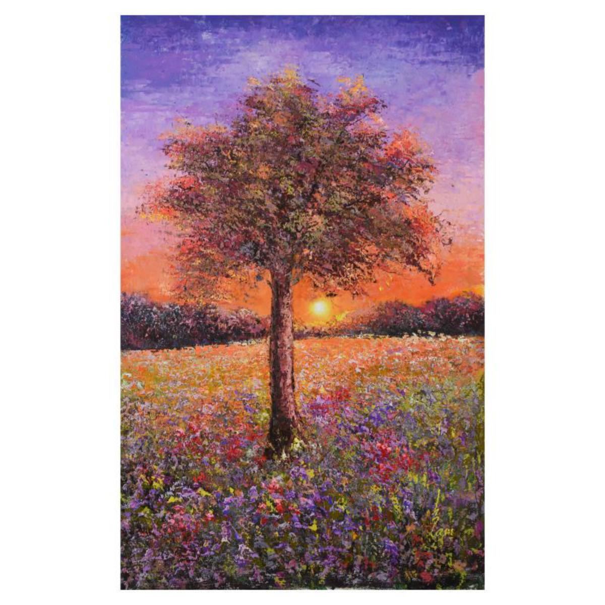 Inam, Original Oil Painting on Canvas (32" x 50"), Hand Signed with ...