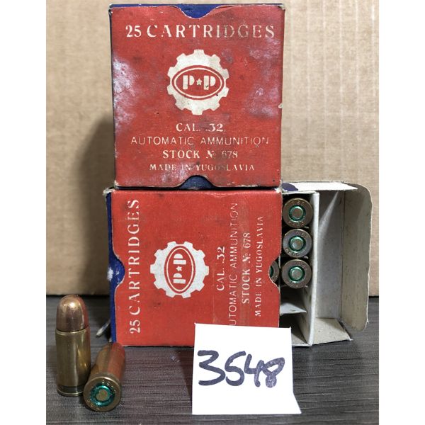 AMMO 50X PPU 32 ACP 7 65MM FMJ ammo-50x-ppu-32-acp-7-65mm-fmj