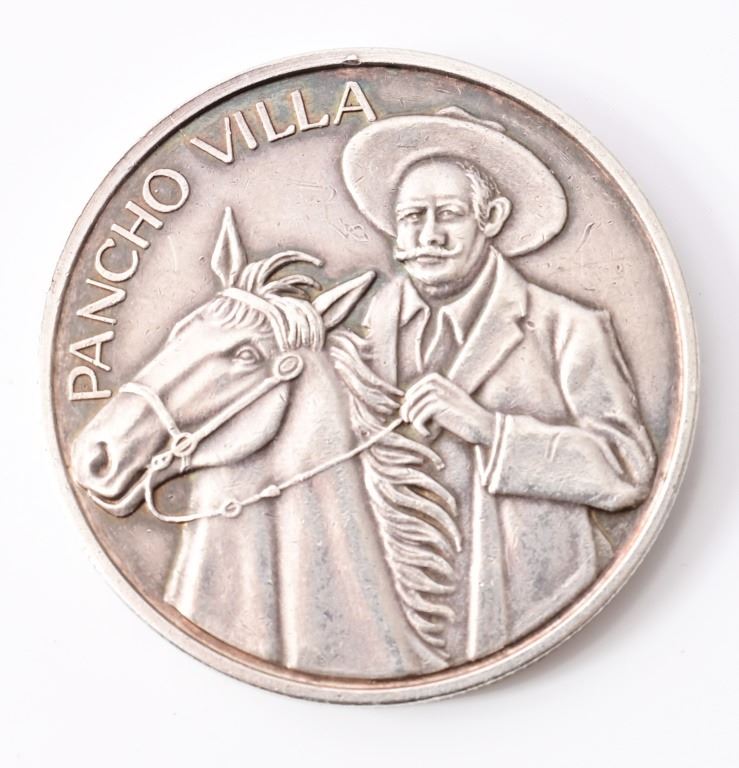 Pancho Villa 2 Troy Oz. .999 Silver Coin