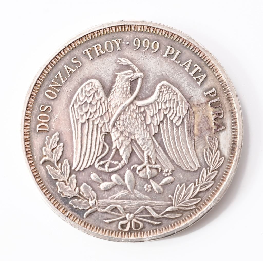 Pancho Villa 2 Troy Oz. .999 Silver Coin