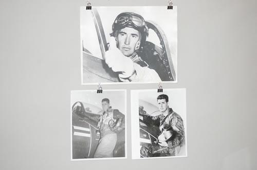 (3) MISC. TED WILLIAMS FIGHTER PILOT PHOTOGRAPHS