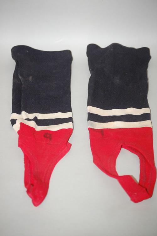 (2) PAIRS OF TED WILLIAMS BOSTON RED SOX TEAM UNIFORM STIRRUPS