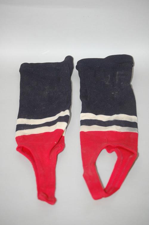 (2) PAIRS OF TED WILLIAMS BOSTON RED SOX TEAM UNIFORM STIRRUPS