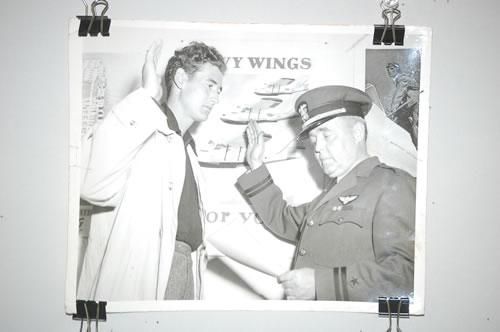 LOT OF TED WILLIAMS MILITARY PHOTOGRAPHS