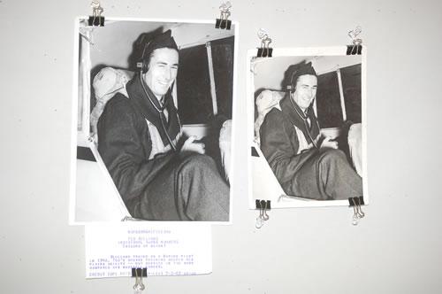 LOT OF TED WILLIAMS MILITARY PHOTOGRAPHS