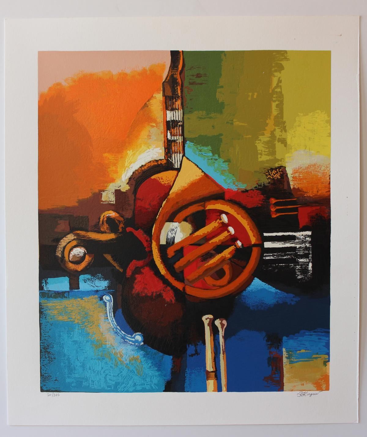 Igor Kovalev- Original Serigraph on Paper "Symphony II"