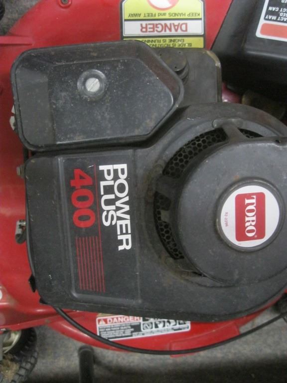 Toro Power Plus 400 Gas Power Lawn Mower Works