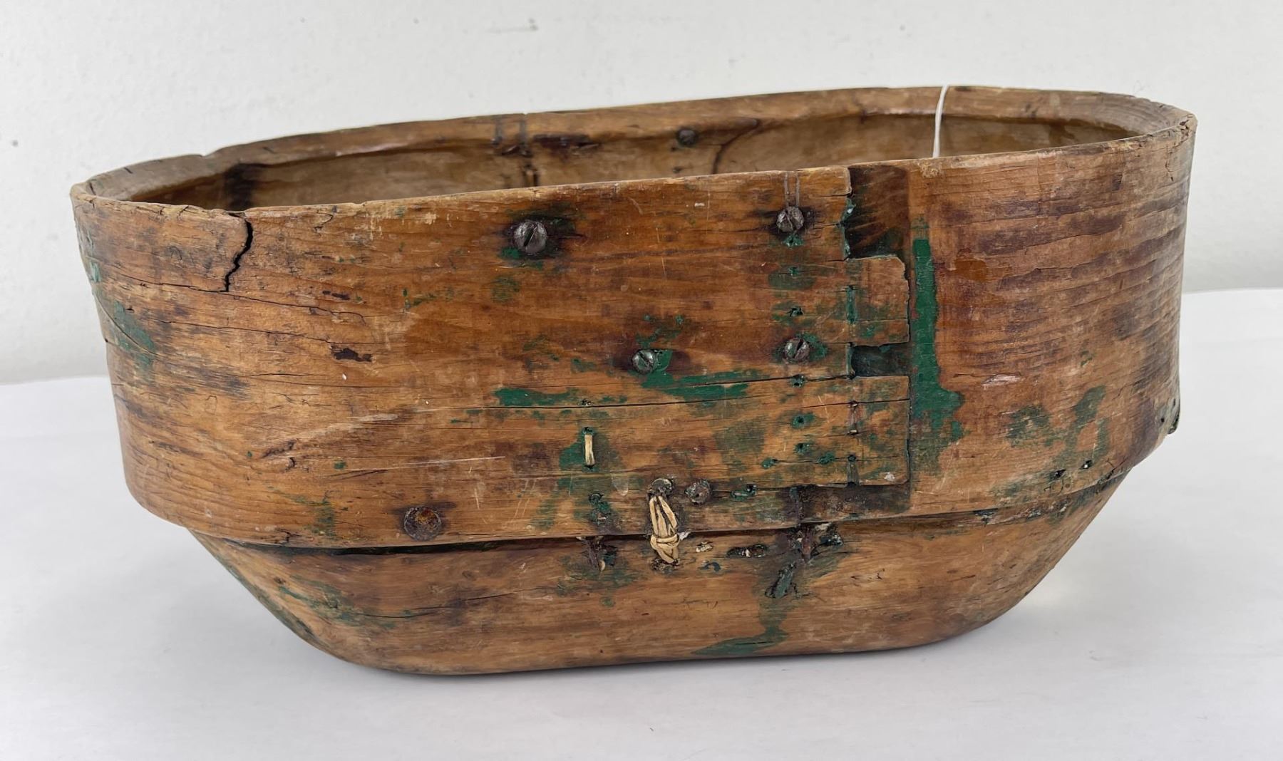 Antique Eskimo Inuit Wood Bowl