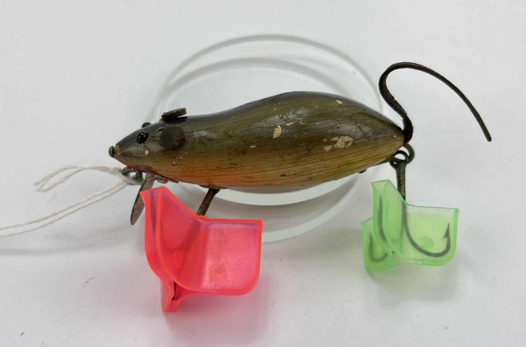 Antique Heddon Meadow Mouse Wood Fishing Lure