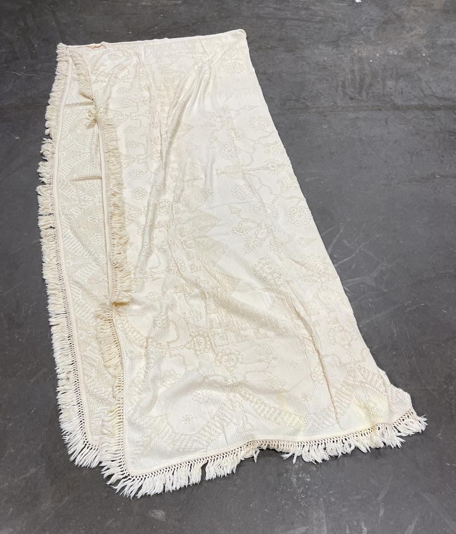 Antique Bates George Washington Bedspread Blanket