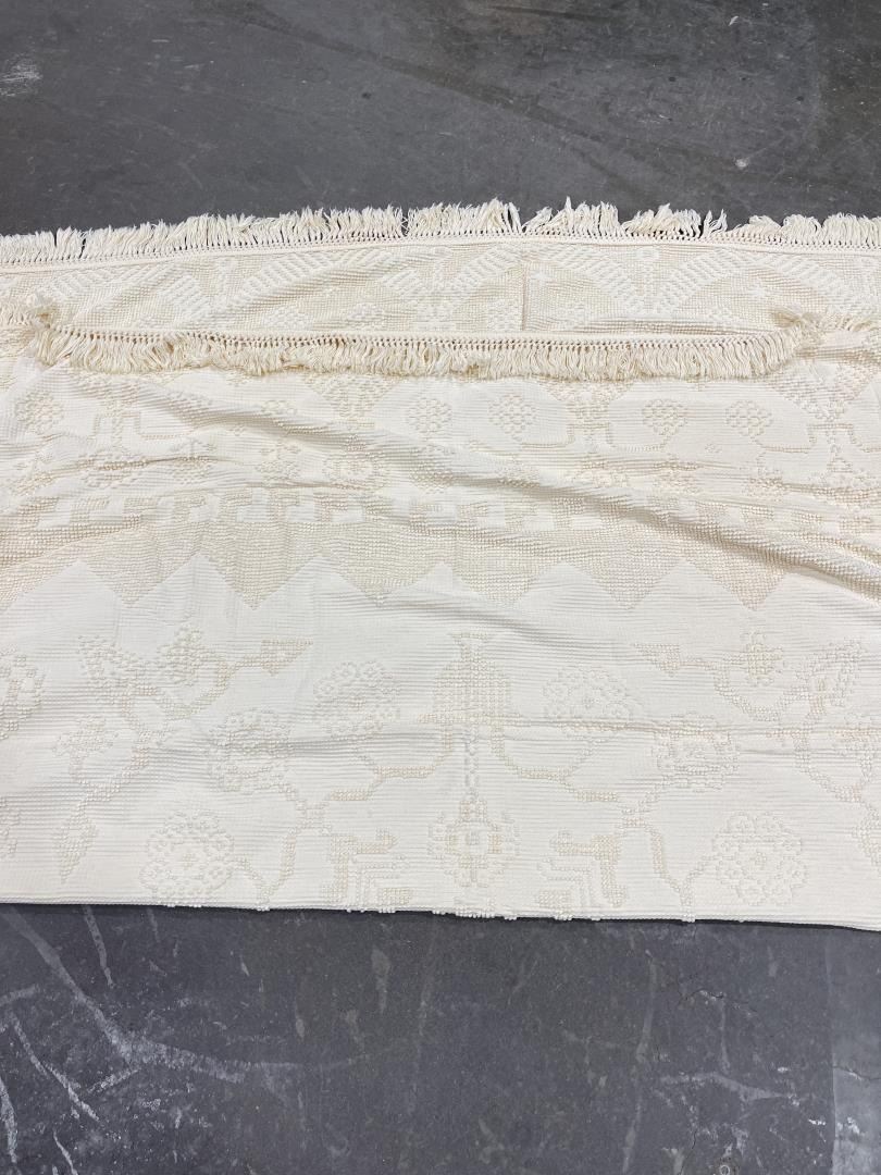Antique Bates George Washington Bedspread Blanket