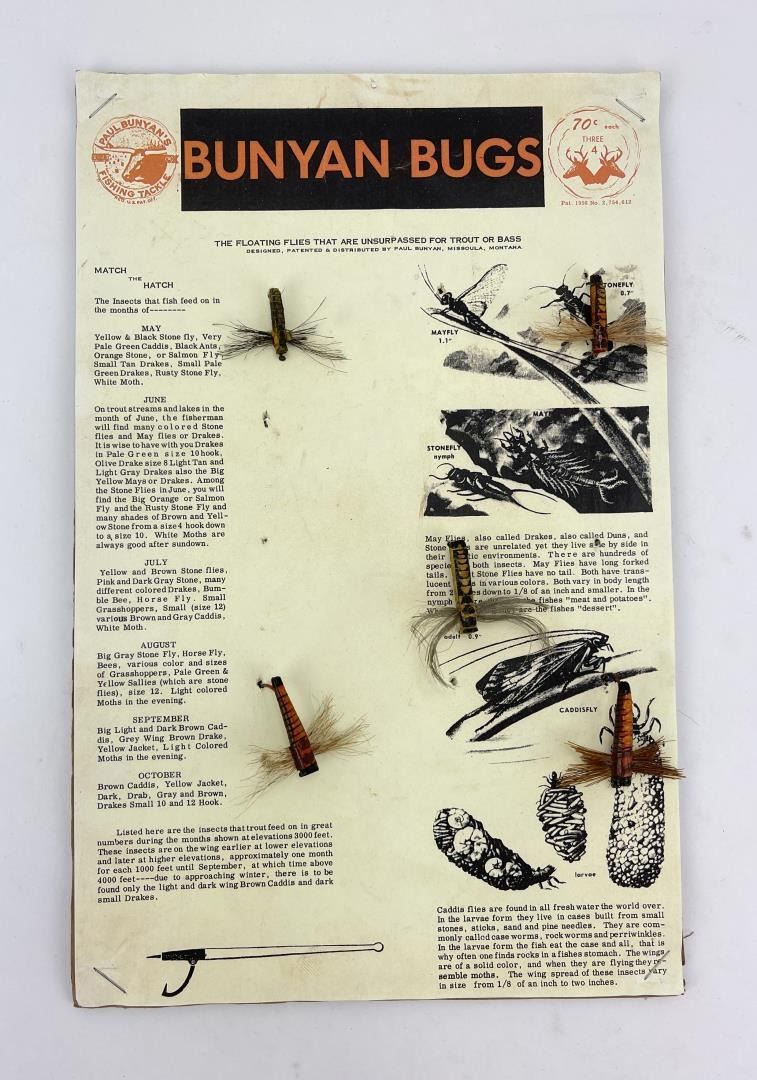 Norman Means Paul Bunyan Bugs Fishing Flies