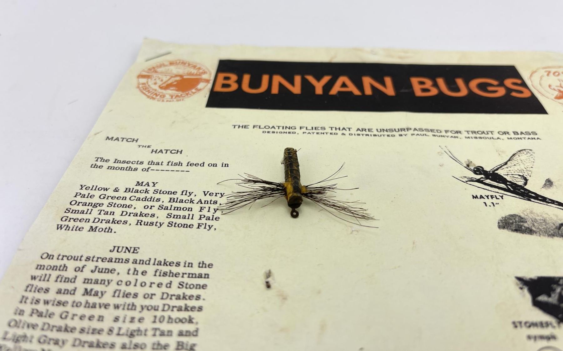 Norman Means Paul Bunyan Bugs Fishing Flies