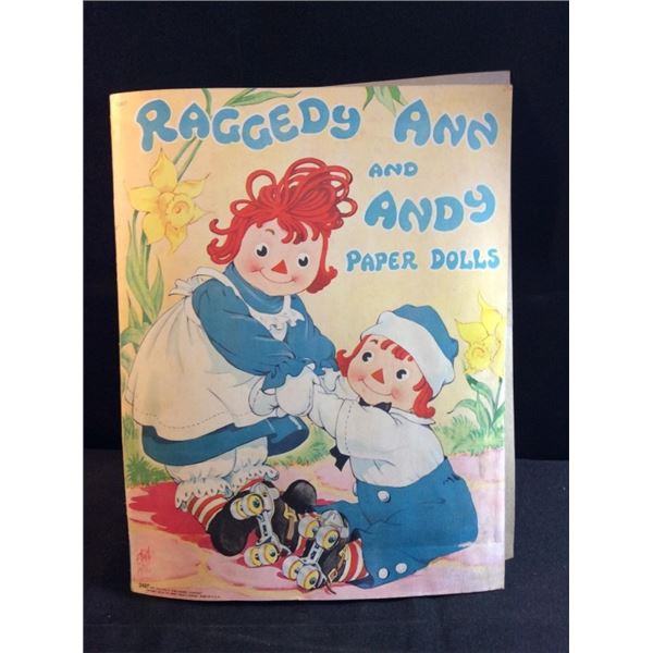 Raggedy Ann and Andy paper dolls copyright 1944