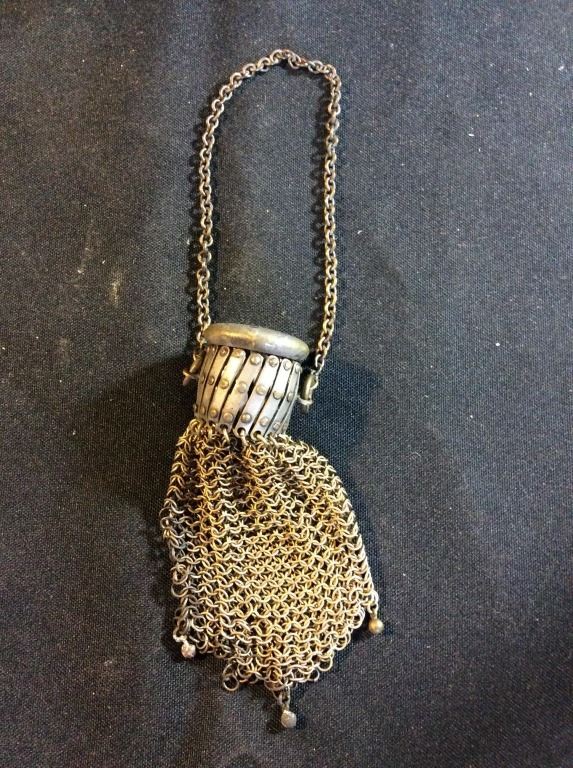Victorian chain purse