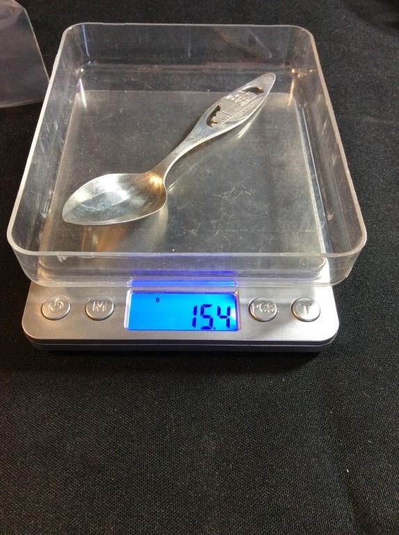 Sterling silver collector spoon military academy