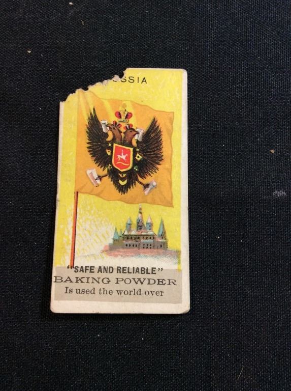 Advertising trading card safe and reliable baking