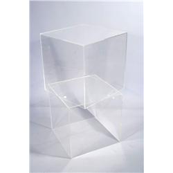 Two Plexiglass Cubes.
