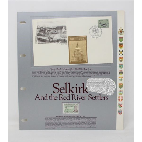Canada Day Issue - Stamp Set - Lord Selkirk - Red River Settlement ...