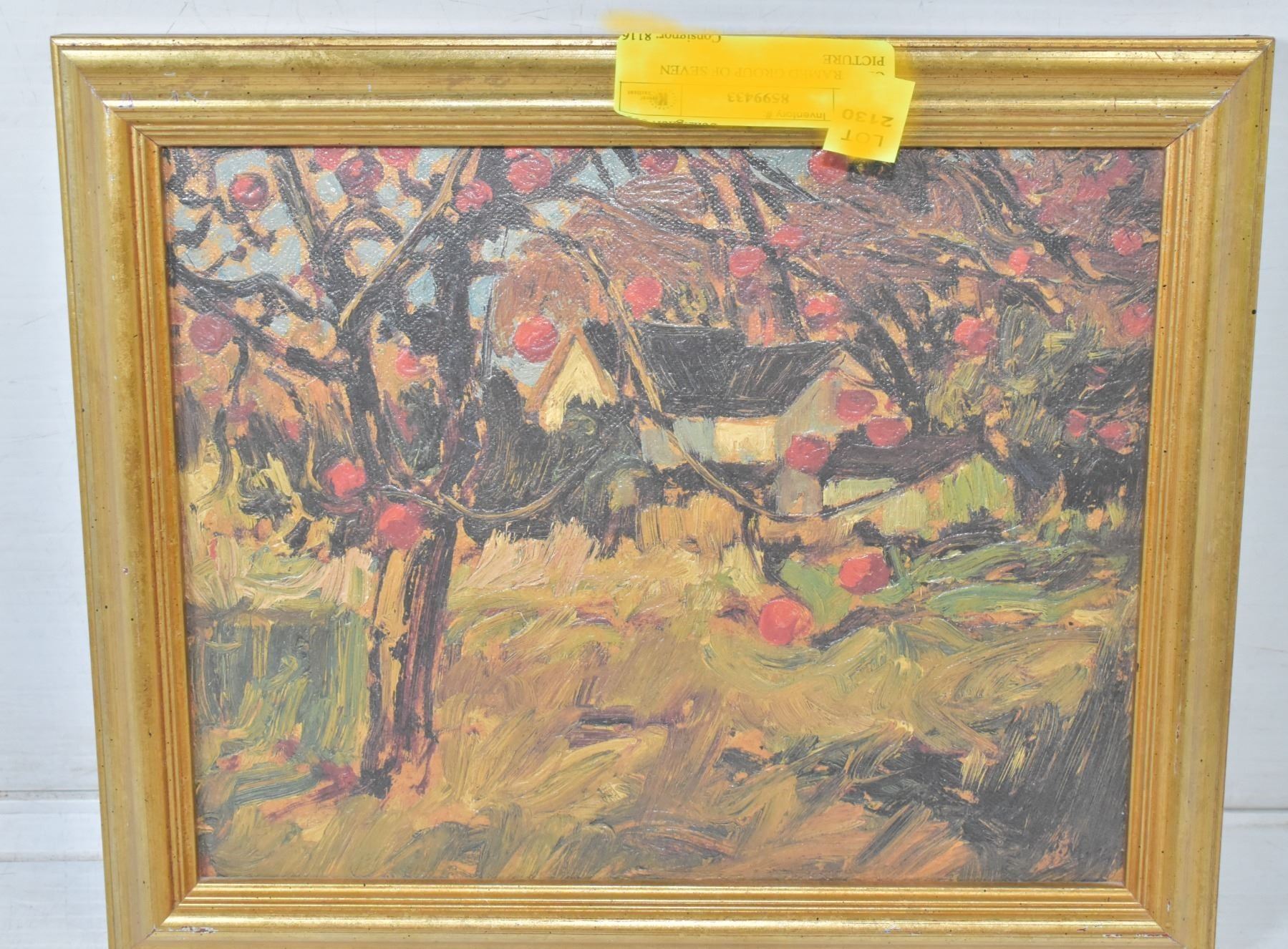 Group of Seven Oil Painting of Markham Ontario Artist's Home