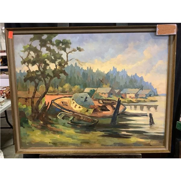 Original R. Coventry Signed Oil Painting on Canvas