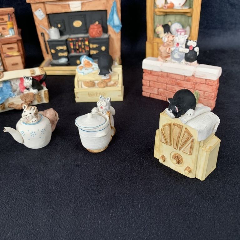 Peter Fagan Cat Figurines