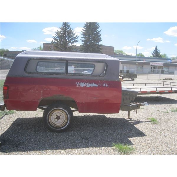 Dodge Ram Truck Box Trailer With Canopy
