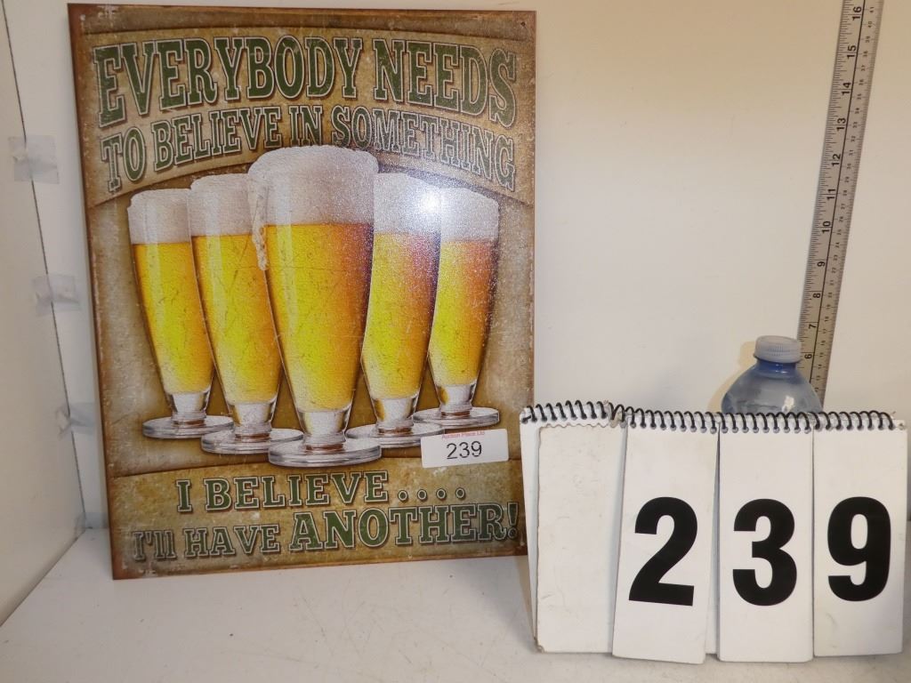 New Beer Sign