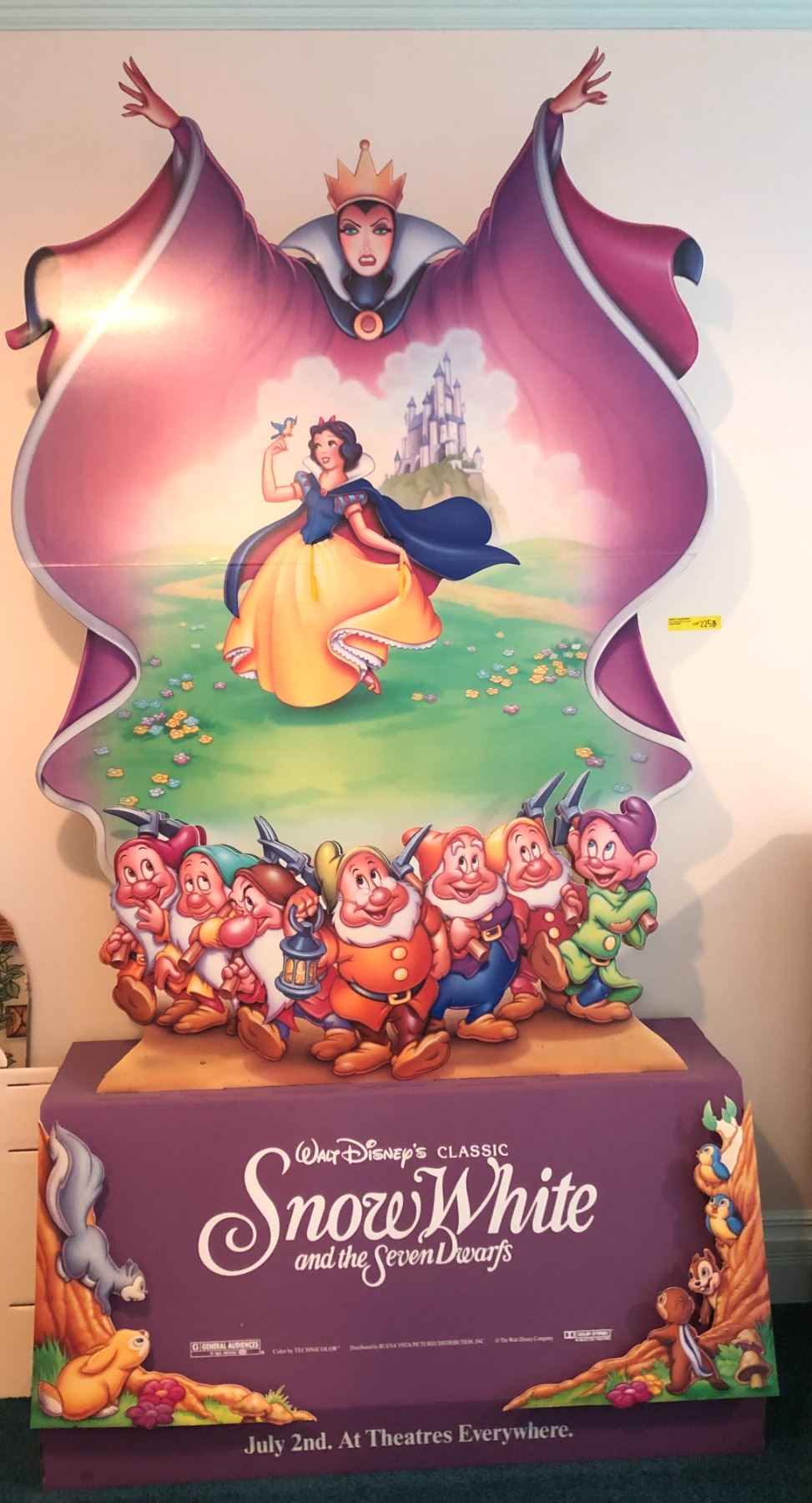 Large lobby standee Approx 7ft tall