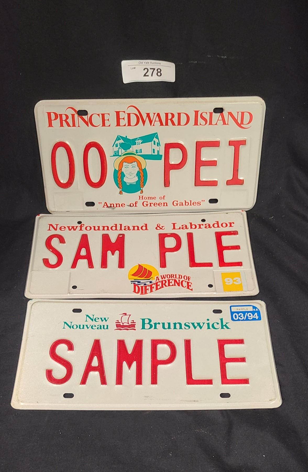 THREE PERSONALIZED LICENSE PLATES three-personalized-license-plates