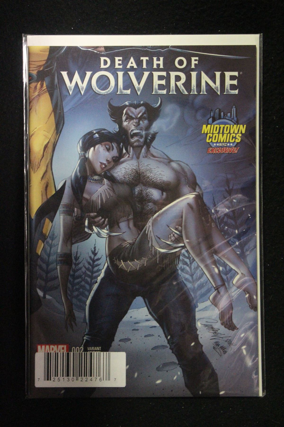 DEATH OF WOLVERINE #2 J SCOTT CAMPBELL MIDTOWN EXCLUSIVE VARIANT COVER