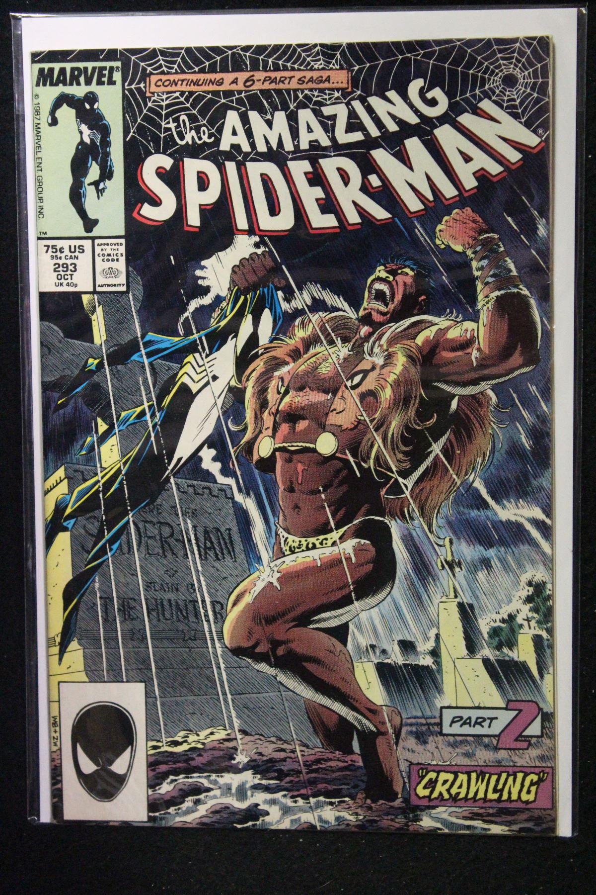 AMAZING SPIDER-MAN #293 KRAVEN'S LAST HUNT PART 2
