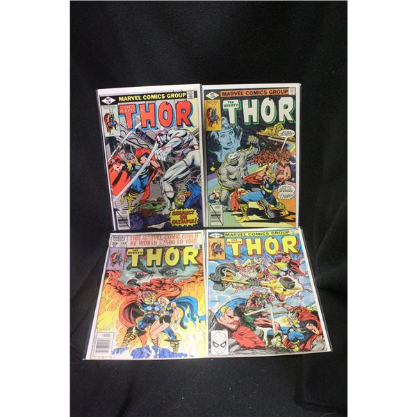 Thor #287, 289, 296 & 299 Lot of 4 Comics