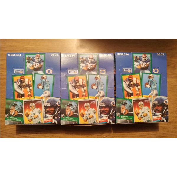 3 x 1991 FLEER NFL Football Trading Cards UNOPENED Boxes LOT OF 3 BOXES
