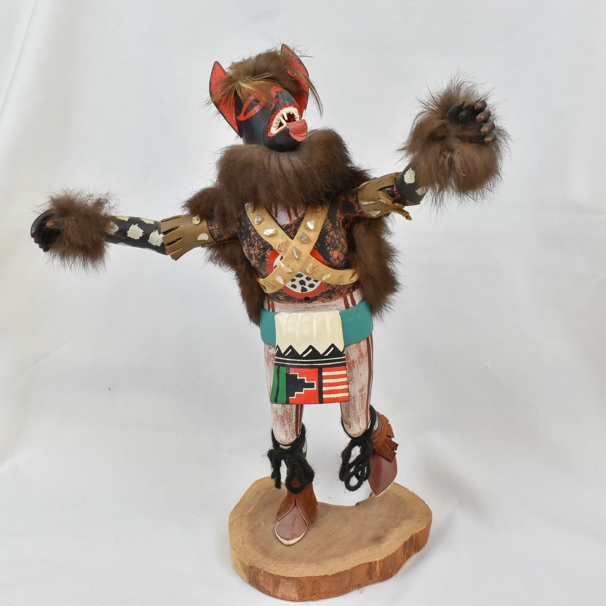 Hopi Black Bear Kachina by Joe Gash