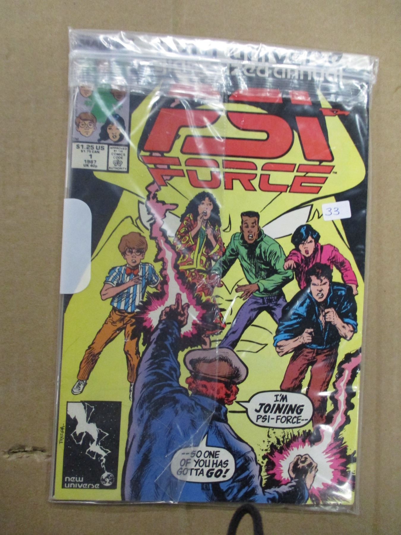 COLLECTIBLE: LOT OF 2 DSI FORCE COMICS (ANNUAL #1 - 1987 & #24 - OCT 1988)