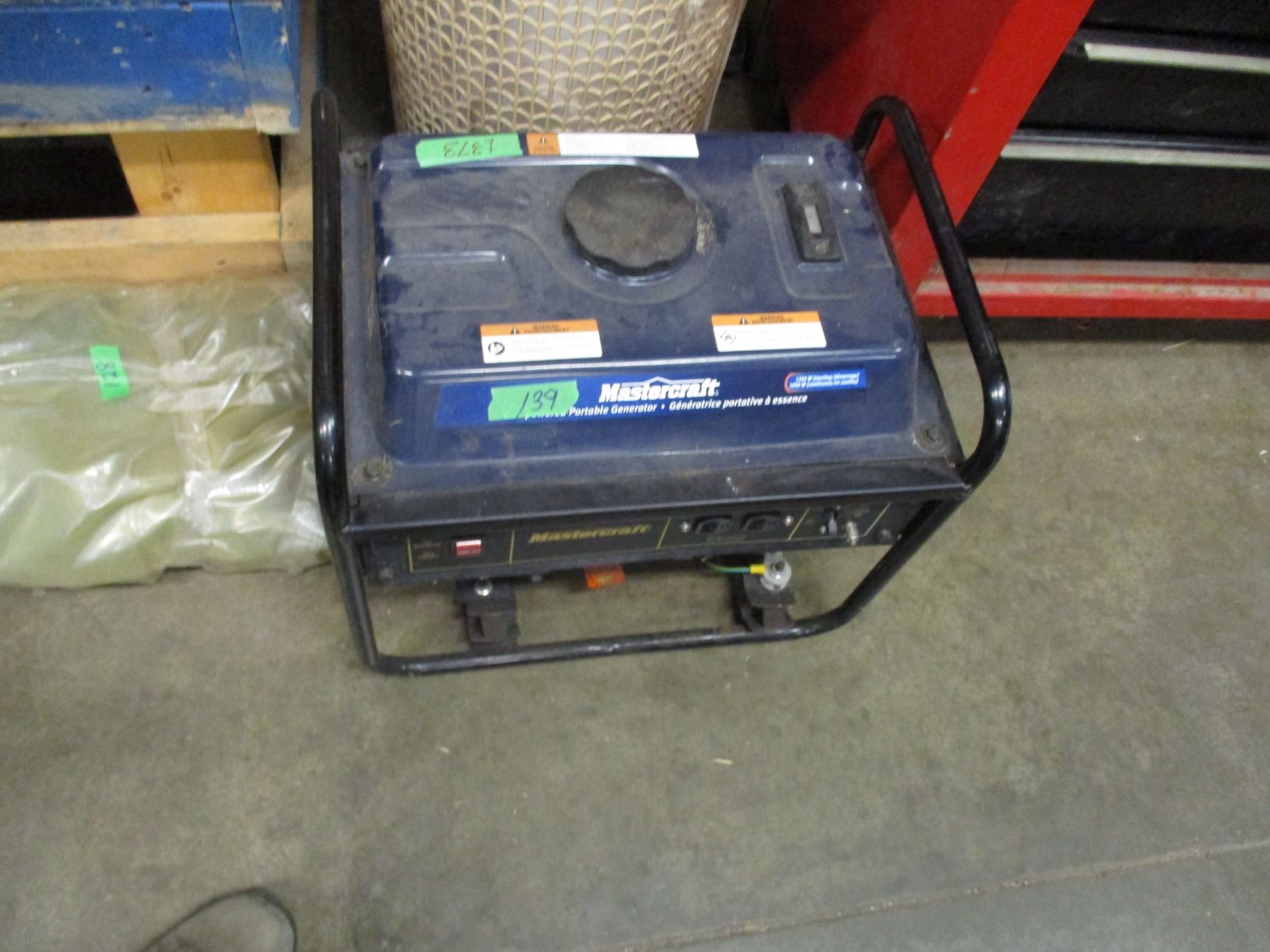 ESTATE: MASTERCRAFT 1350 WATT GENERATOR
