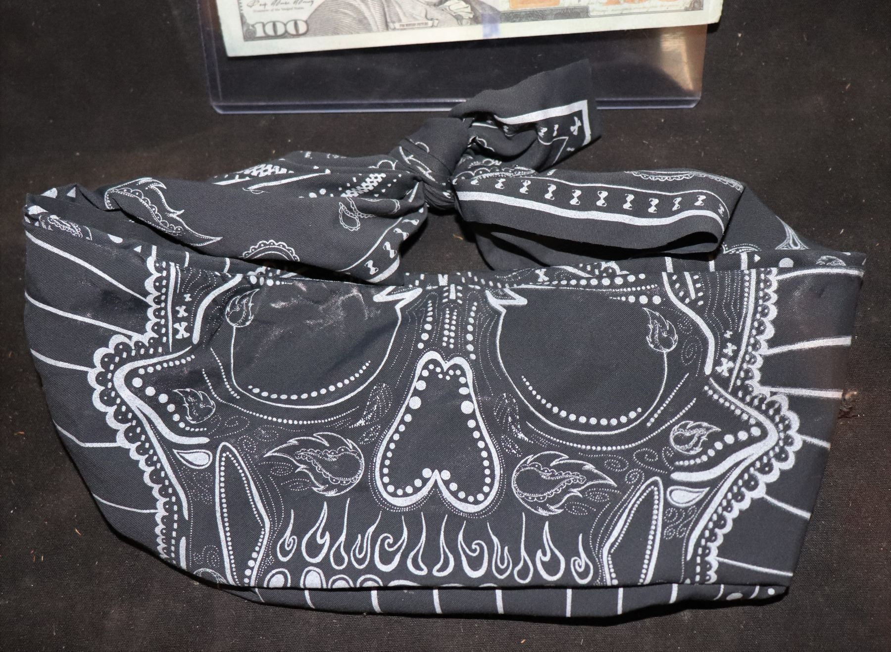 SONS OF ANARCHY MAYANS SKULL BANDANA SCREEN WORN