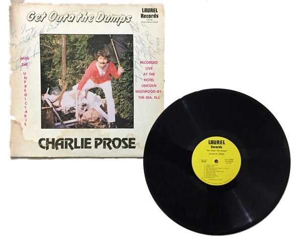 Charlie Prose Get Outa the Dumps 1971 Signed Record