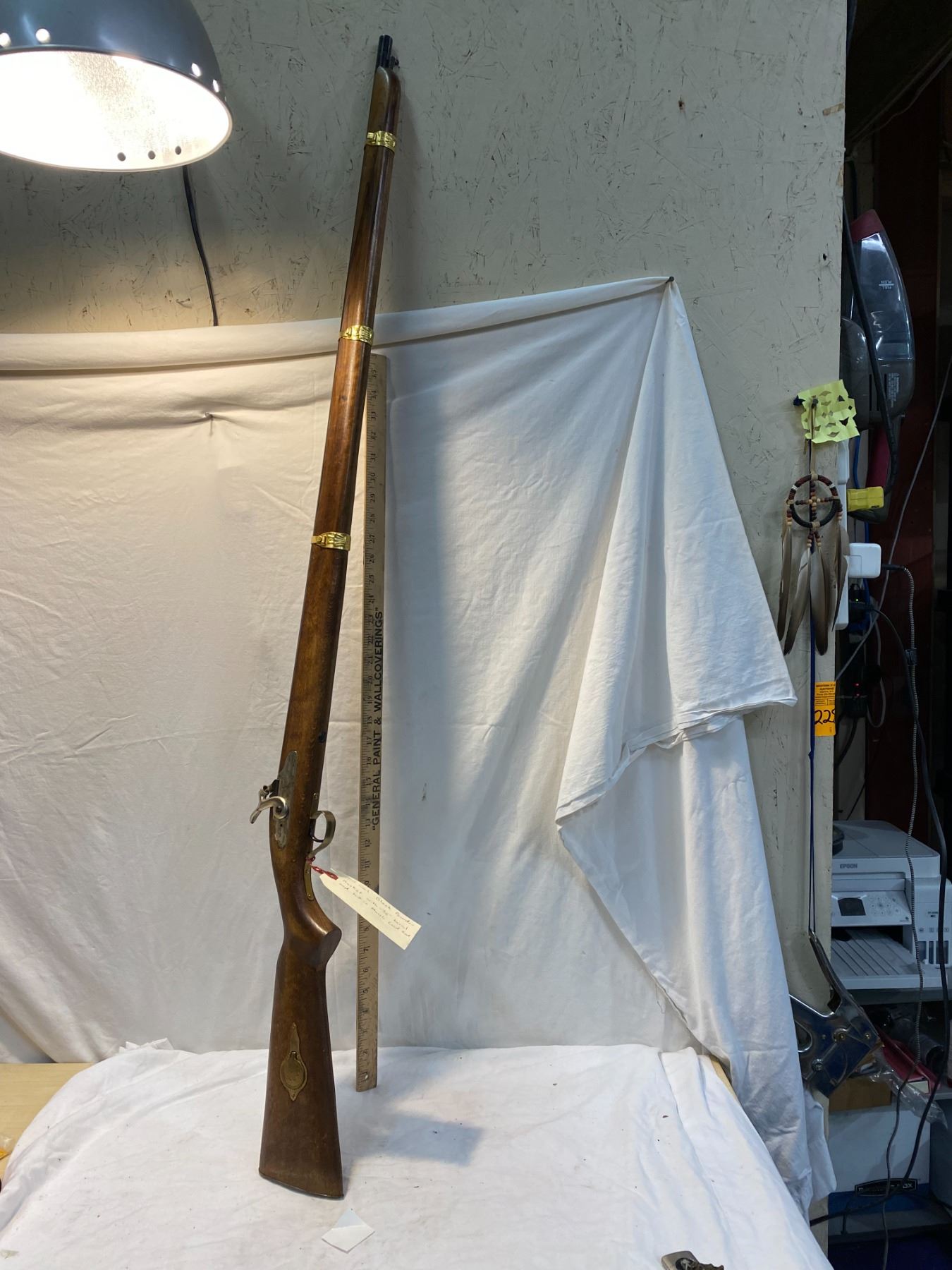 .50 Cal Black powder Musket with 35" barrel and built in muzzle load ...