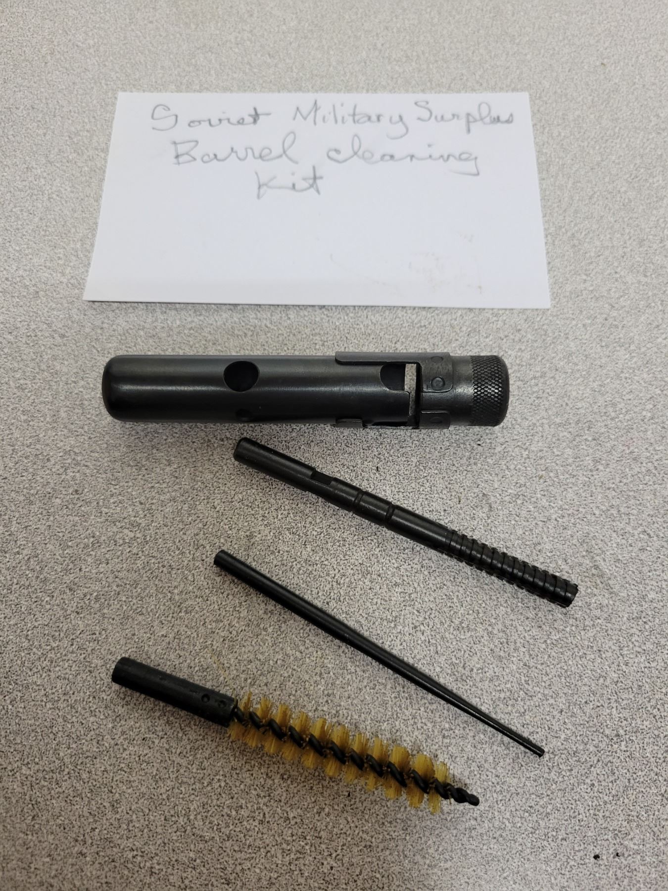 Soviet Military surplus barrel cleaning kit