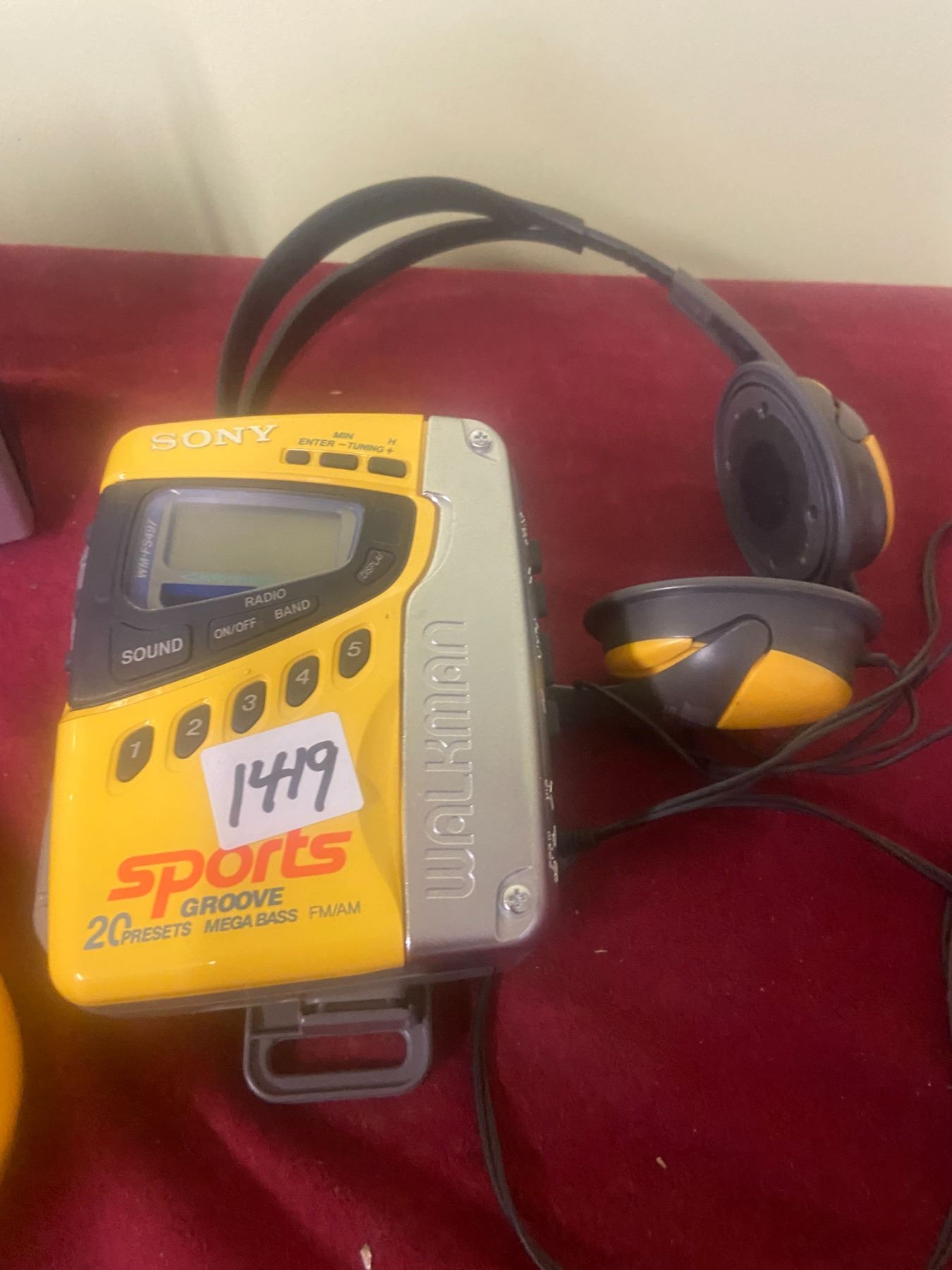 3 Pc- Cassette Player, Sony Walkman, & Bicycle Radio - Schmalz Auctions