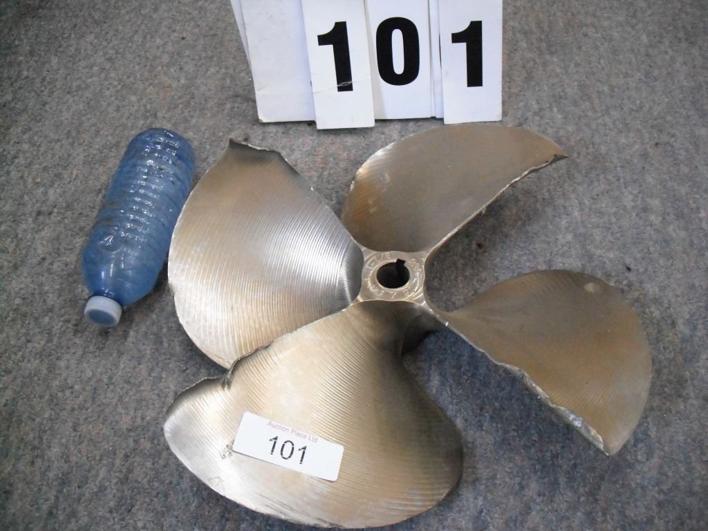 Brass Boat Propeller Some Damage
