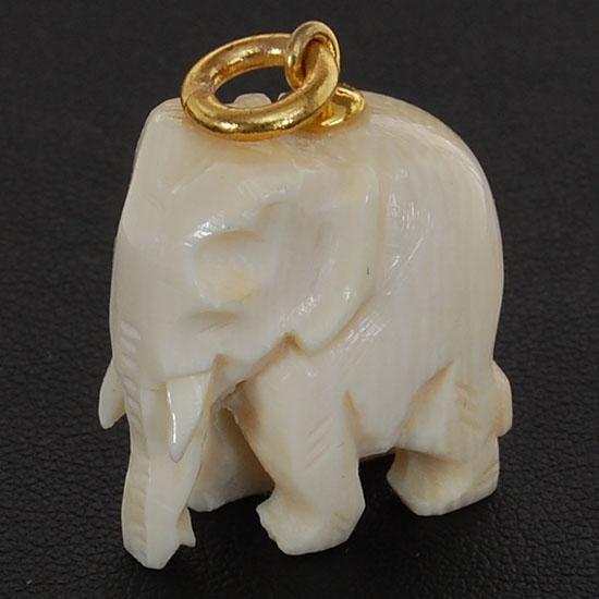 Vintage Pre-Ban Ivory Elephant Pendant