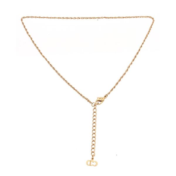Christian Dior Gold Chain Necklace