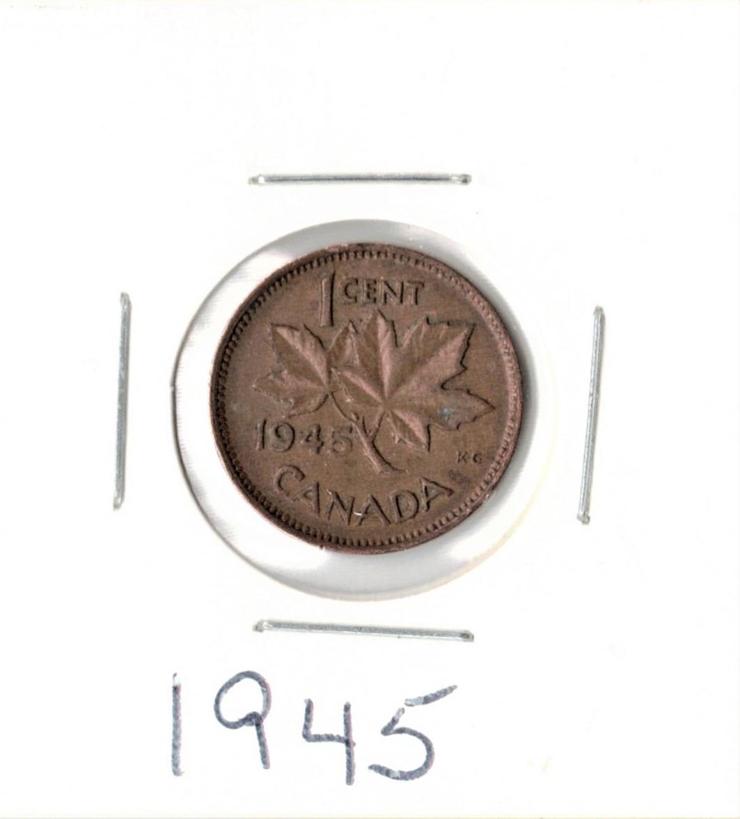 1945 Canadian Cent
